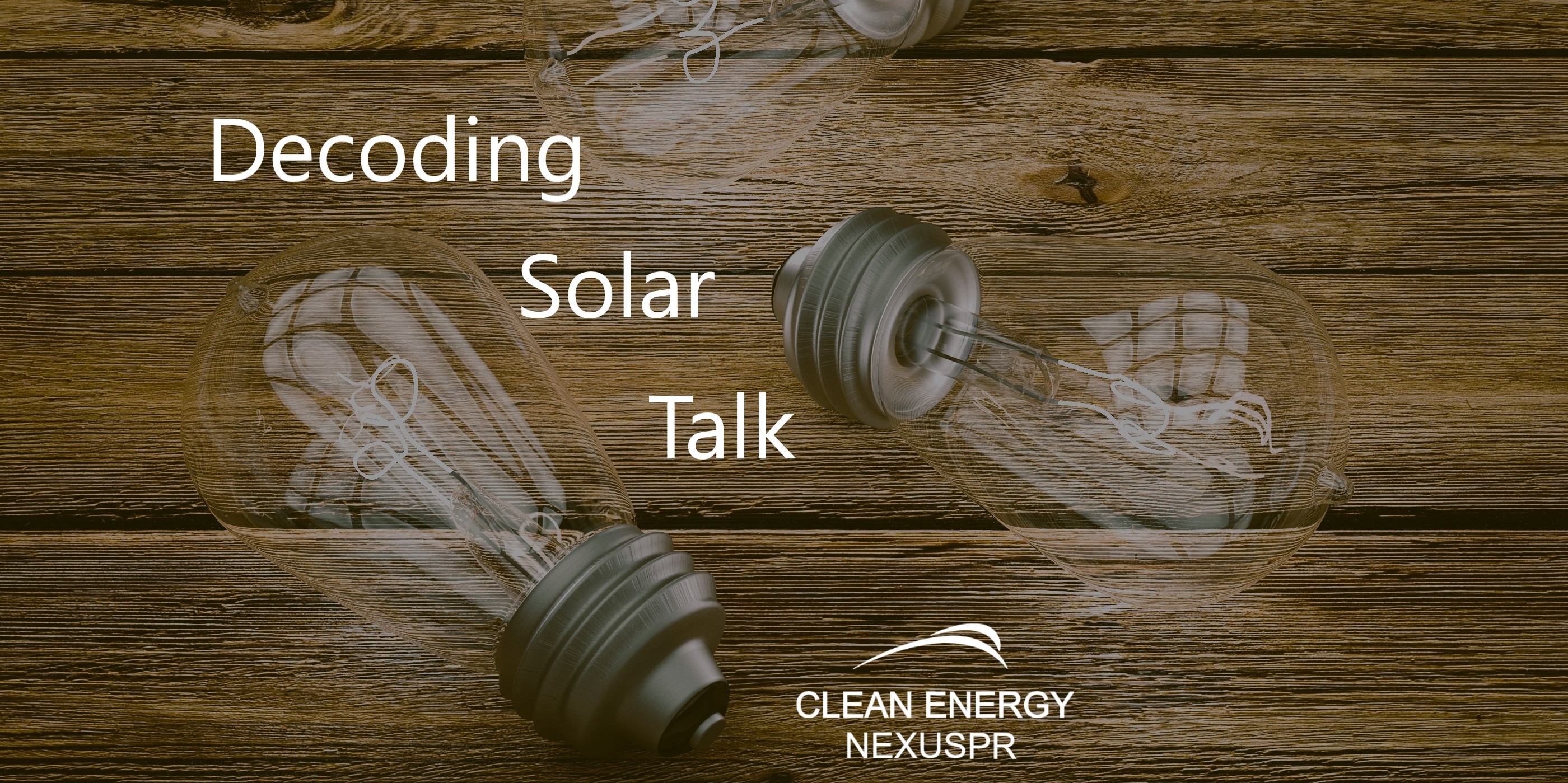 Decoding Solar Talk